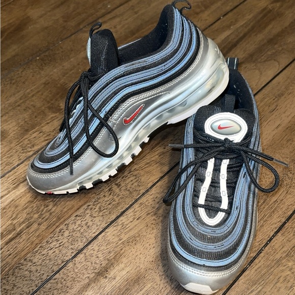 Nike | Shoes | Nike 97s Black And Silver | Poshmark